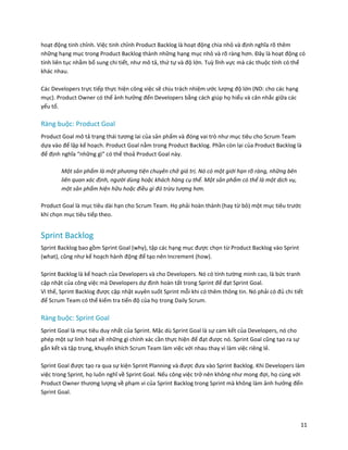 Scrum guide with Vietnamese for begginer | PDF