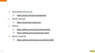 Reducing DevOps Burden with Git-based CI/CD Pipelines for APIs | PPT