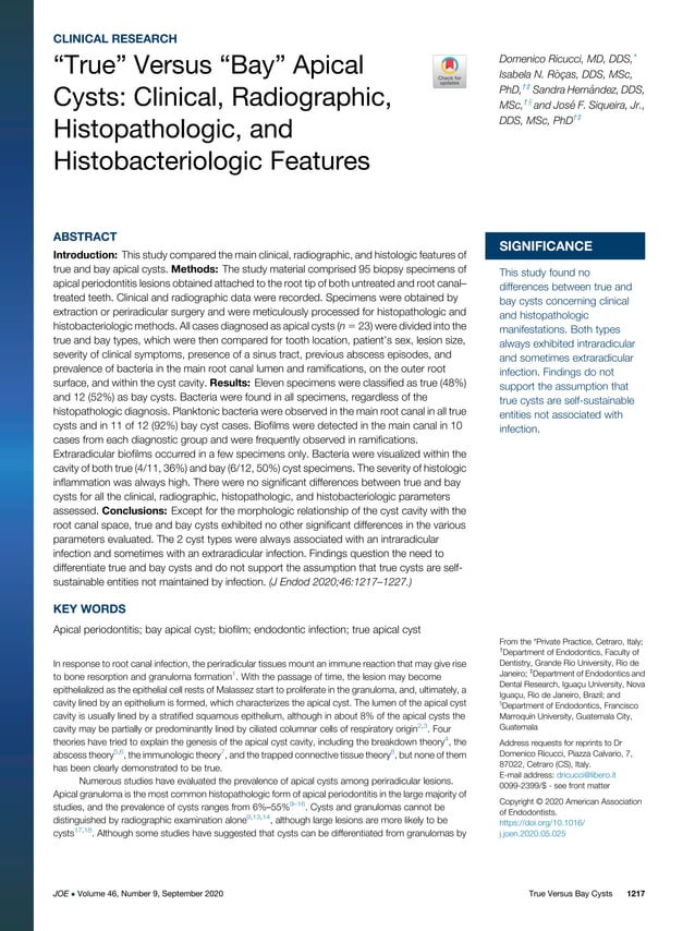 2020 true-versus-bay-apical-cysts-clinical-radiographic ...