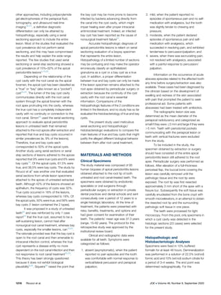 2020 true-versus-bay-apical-cysts-clinical-radiographic ...