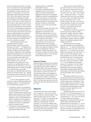 2020 true-versus-bay-apical-cysts-clinical-radiographic ...