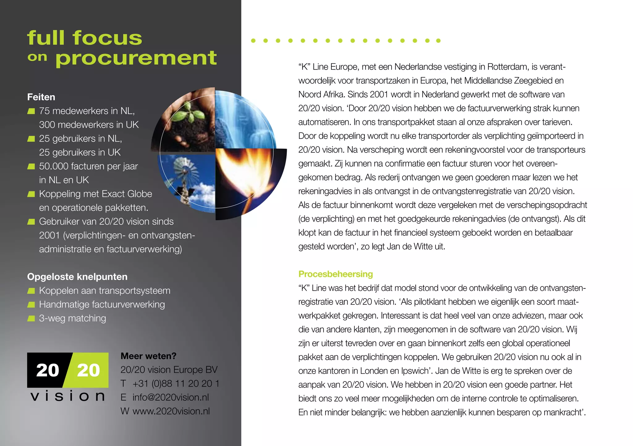 2020 Vision Ref Case Kline | PDF | Logistics | Business