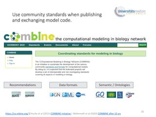 Model repositories and standard formats for model reusability | PPT