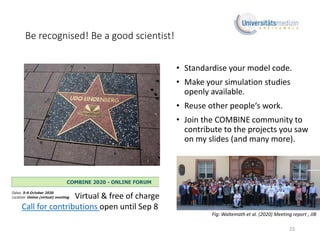 Model repositories and standard formats for model reusability | PPT