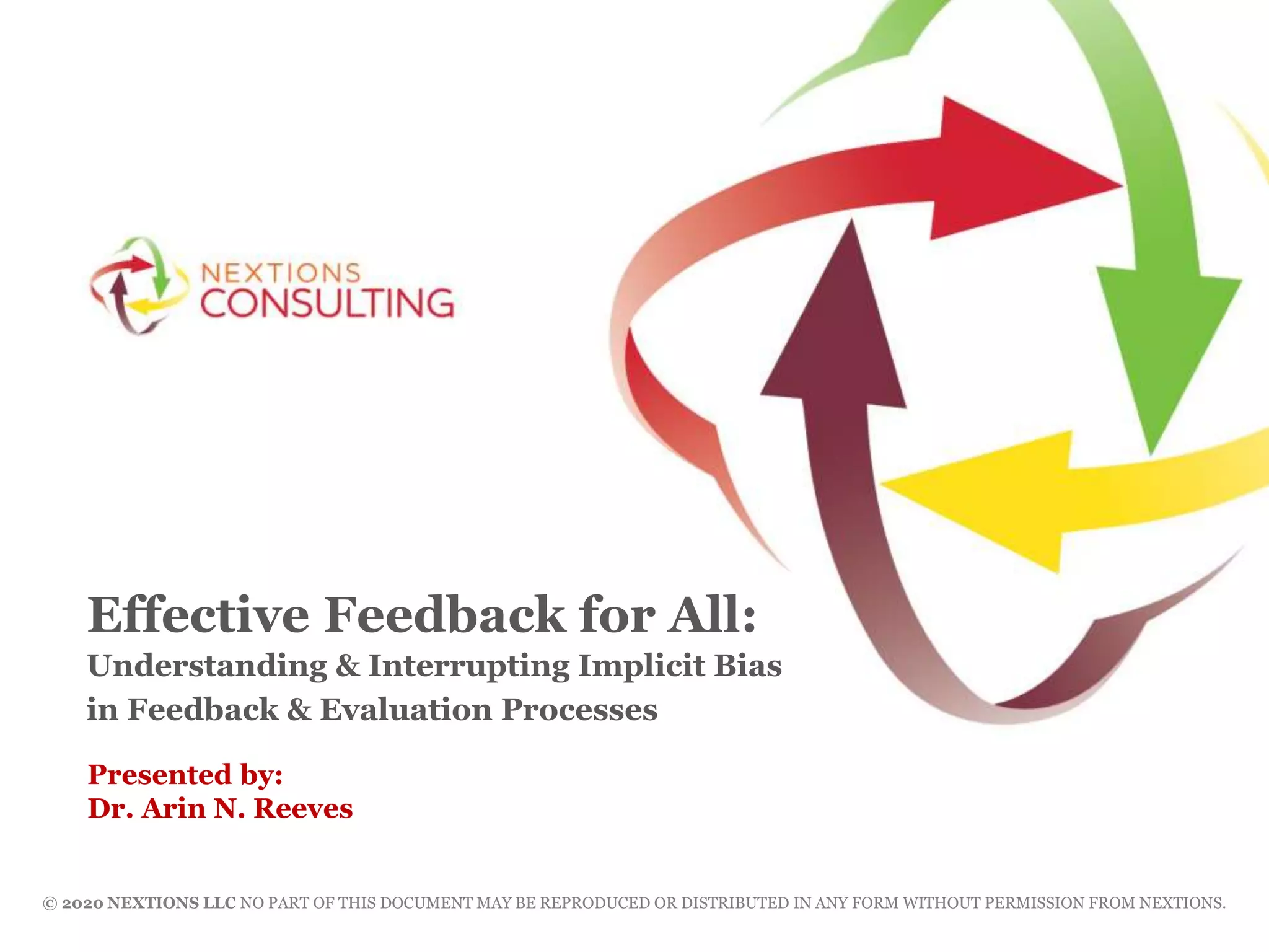 Miller Nash | Effective Feedback for All | PPSX