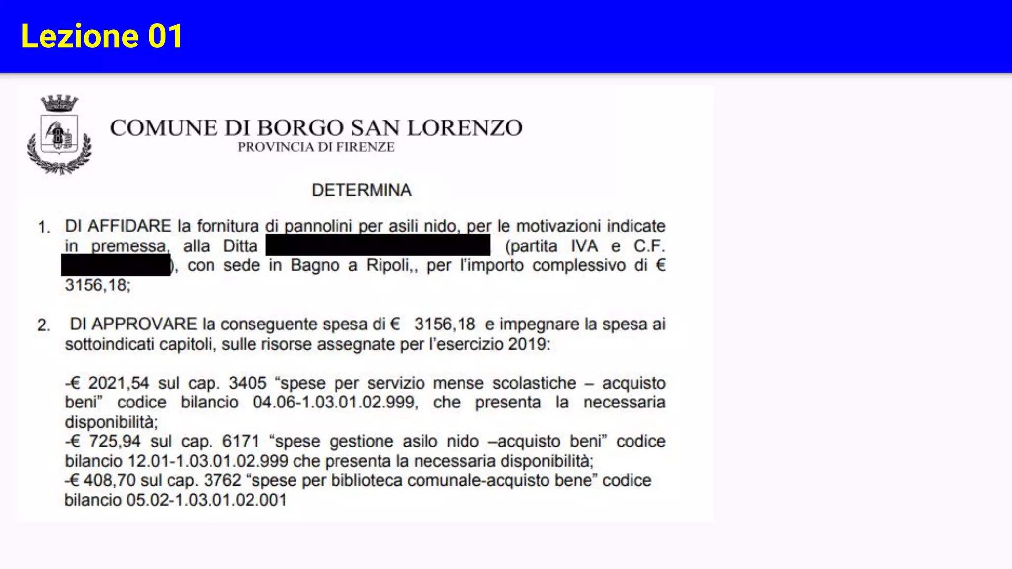 Lezione n. 01 (2 ore) - Simulazione di prova scritta con domande a risposta aperta (prima prova ...