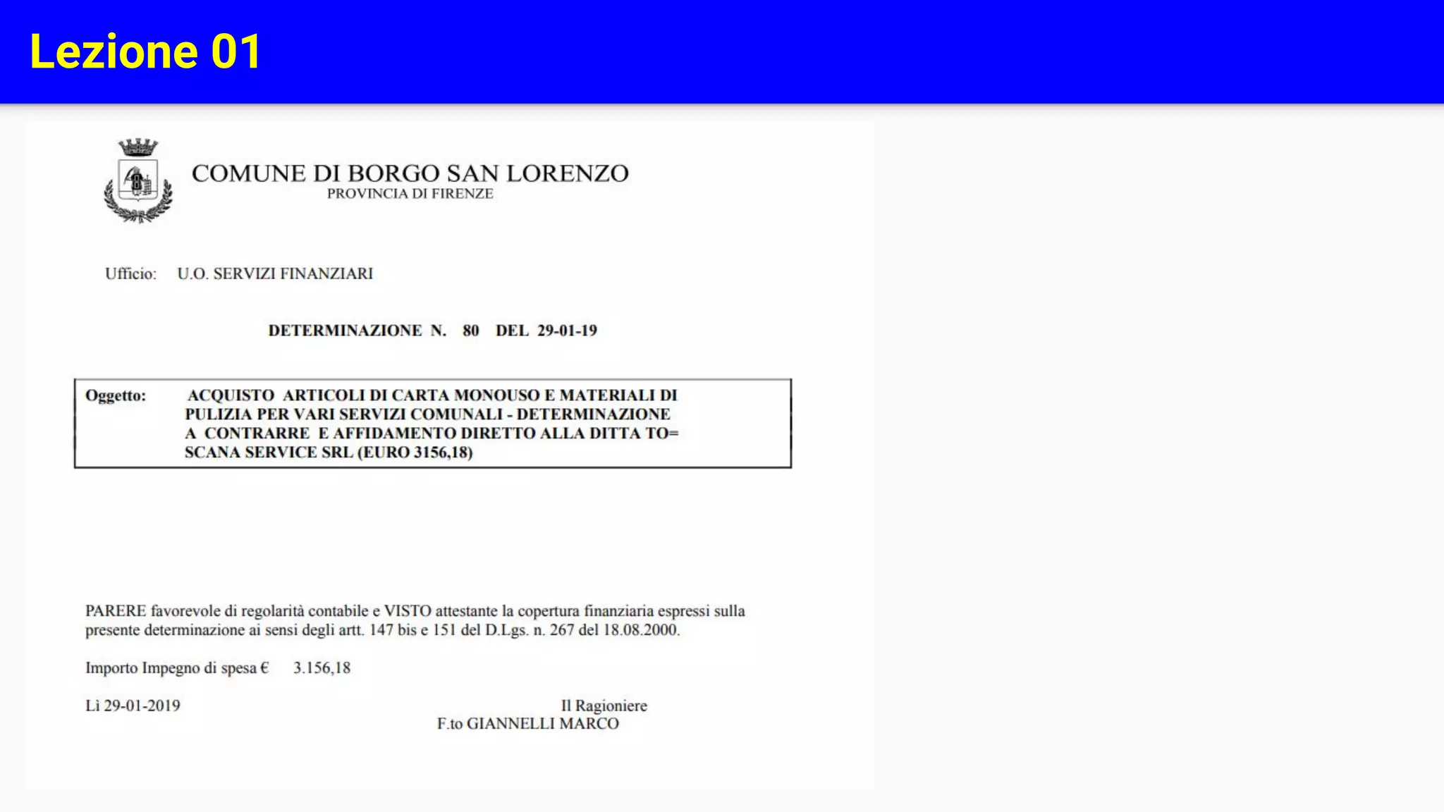 Lezione n. 01 (2 ore) - Simulazione di prova scritta con domande a risposta aperta (prima prova ...