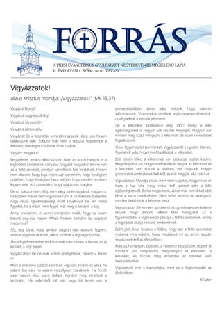 Forrás Újság II. évfolyam I. szám, 2020 tavasz | PDF