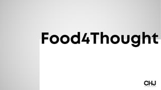 Food for thought - How to move towards transformational health marketing in food | PPT