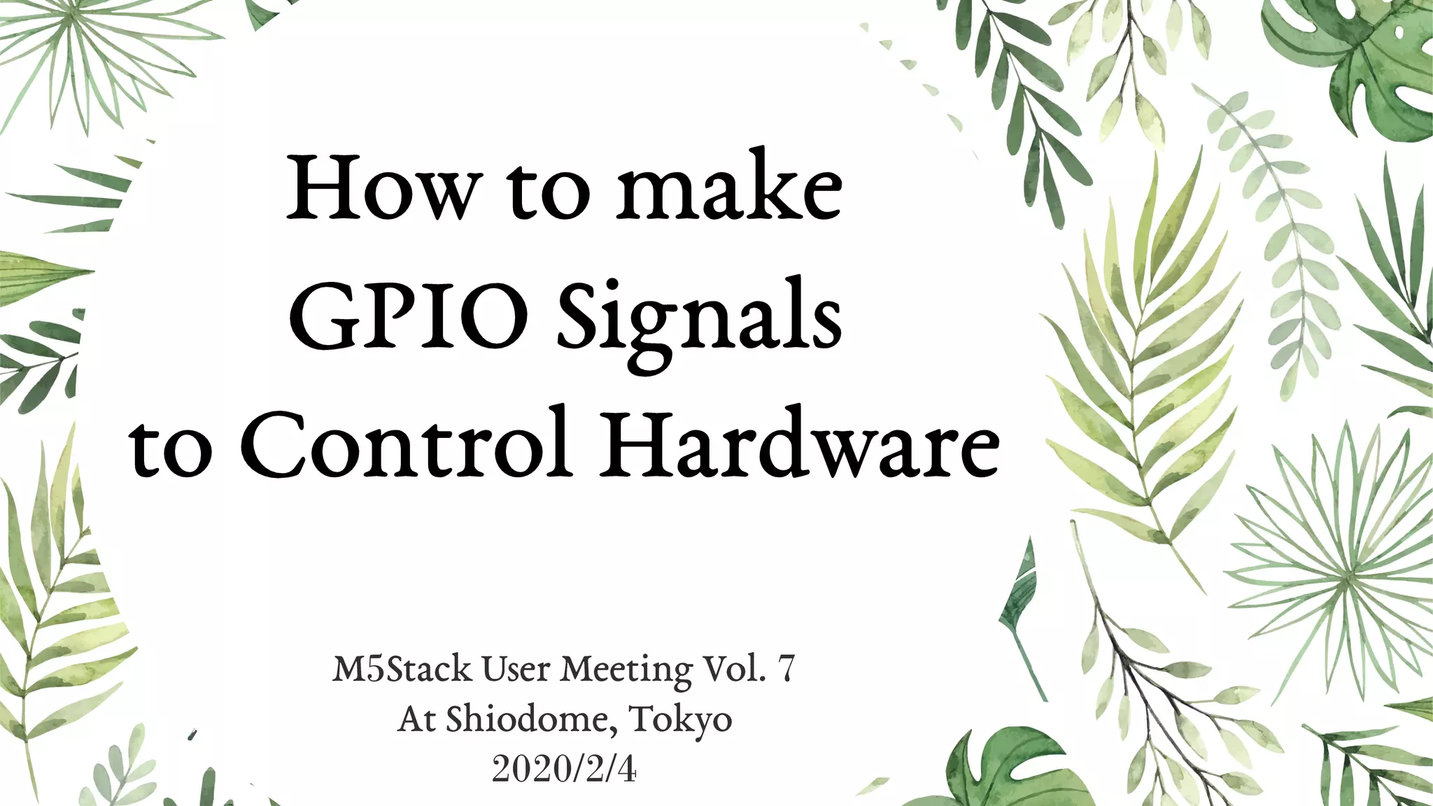 How to make GPIO Signals to Control Hardware | PDF