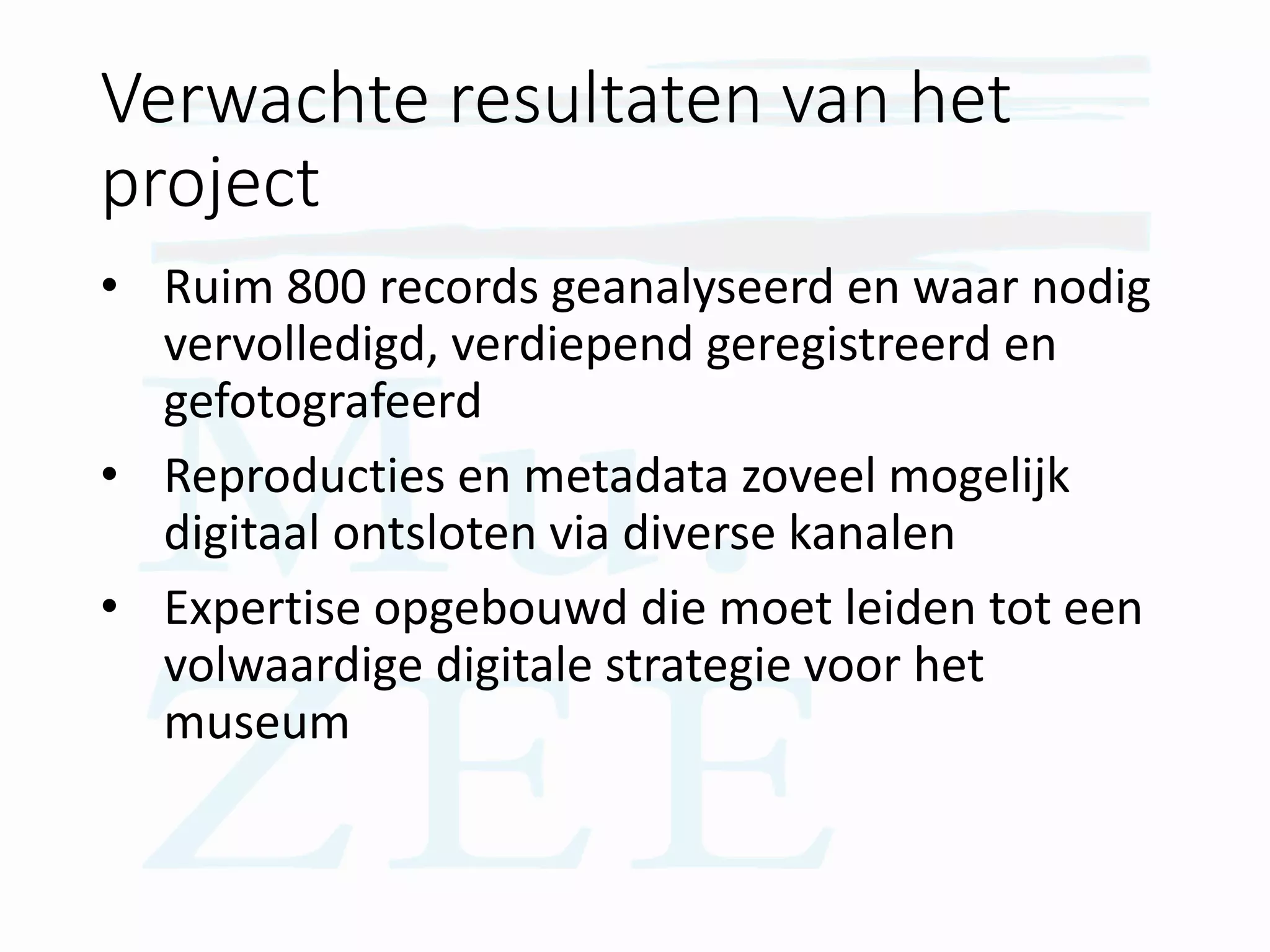 Digitale collectieregistratie: Mu.Zee
