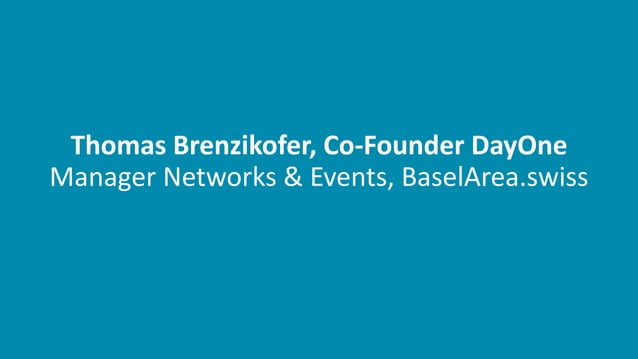 Expert Event DayOneBasel on Mental Health | PPT