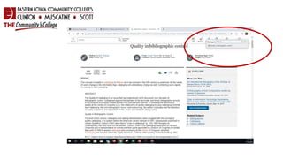 Bibliographic Reference Organization | PPT