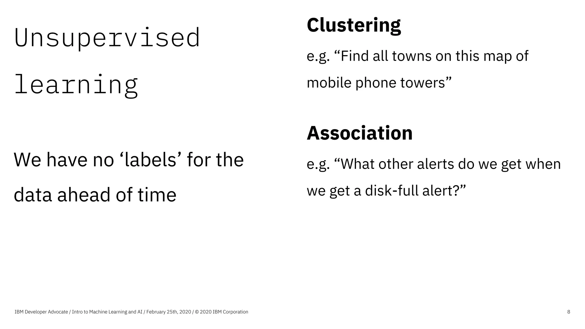 Intro to Machine Learning and AI | PPT