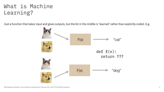 Intro to Machine Learning and AI | PPT