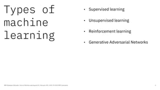 Intro to Machine Learning and AI | PPT