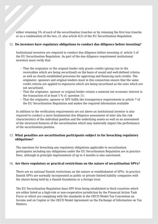 Securitisation law in Denmark | PDF | Home Financing | Personal Debt