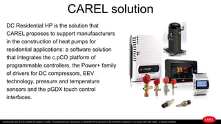 CAREL & Heat Pumps | PPTX | Home Appliances | Home & Garden