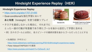 [DL輪読会]Hindsight Experience Replayを応用した再ラベリングによる効率的な強化学習 | PPT