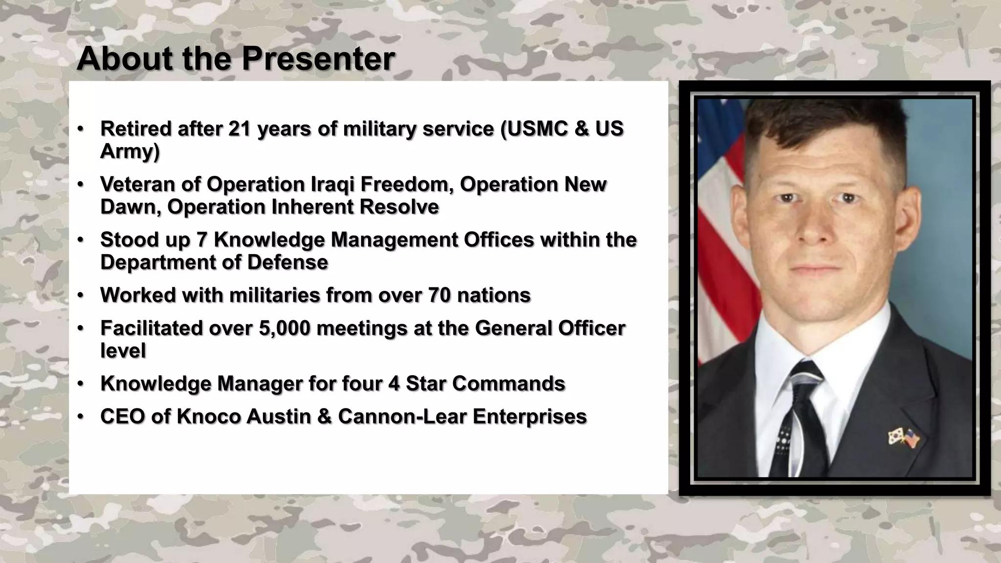 Decision-making at a Four-Star Command | PPT