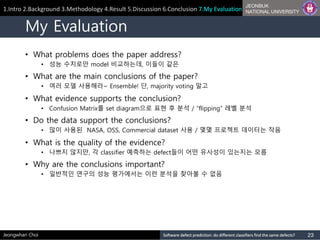 Software defect prediction: do different classifiers find the same ...