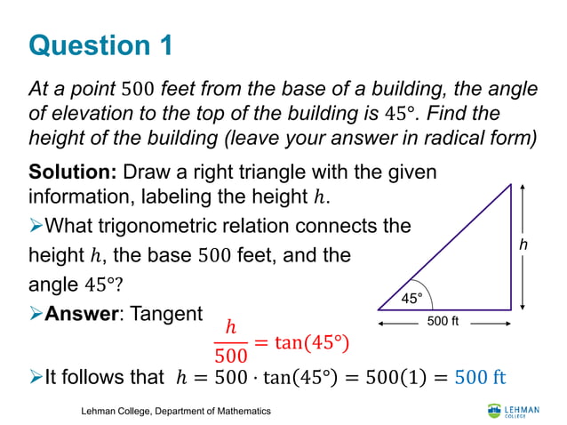 MAT-108 Trigonometry Midterm Review | PPT