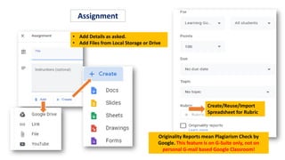 Step by Step Guide for using Google Classroom for teaching online | PDF