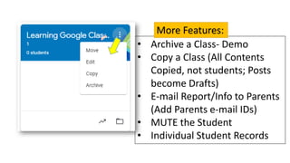 Step by Step Guide for using Google Classroom for teaching online | PDF