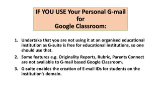 Step by Step Guide for using Google Classroom for teaching online | PDF