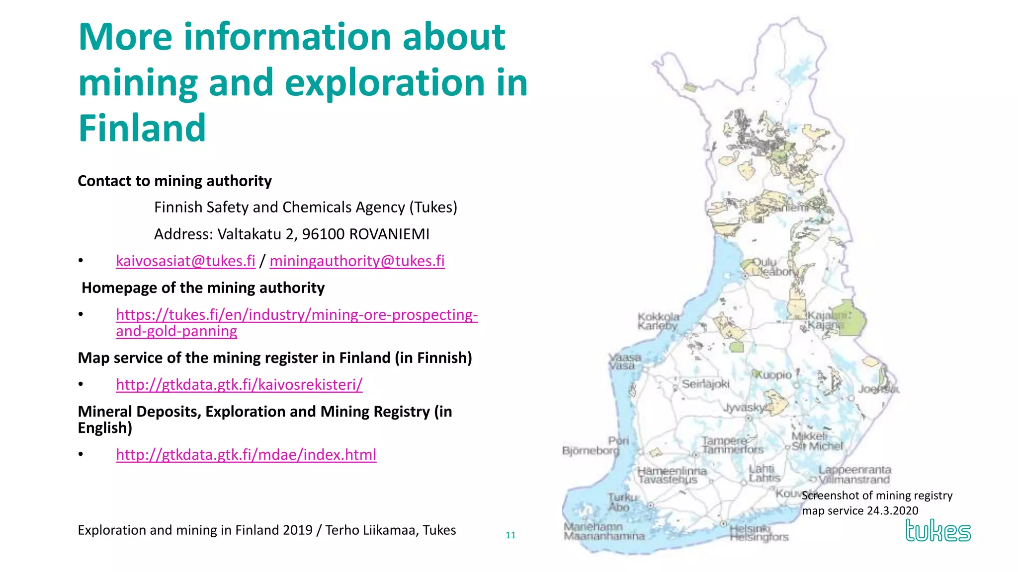 Mining in Finland 2019 | PPTX