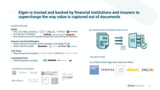 The Digital Innovation Award - Eigen Technologies | PPTX