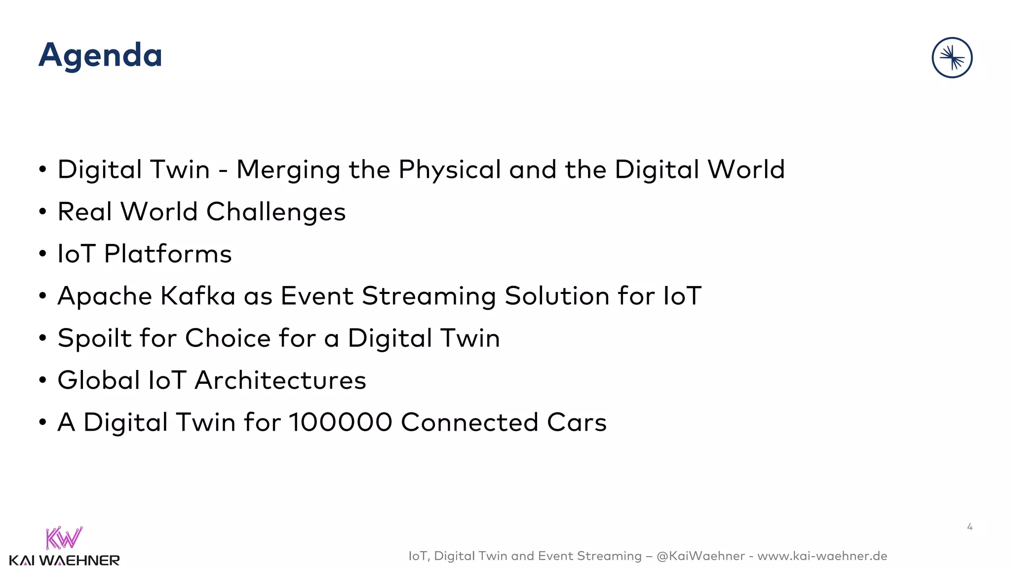 Iot Architectures For A Digital Twin With Apache Kafka Iot Platforms