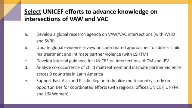 Violence Against Women & Violence Against Children - Points of Intersection | PPTX | Debated ...