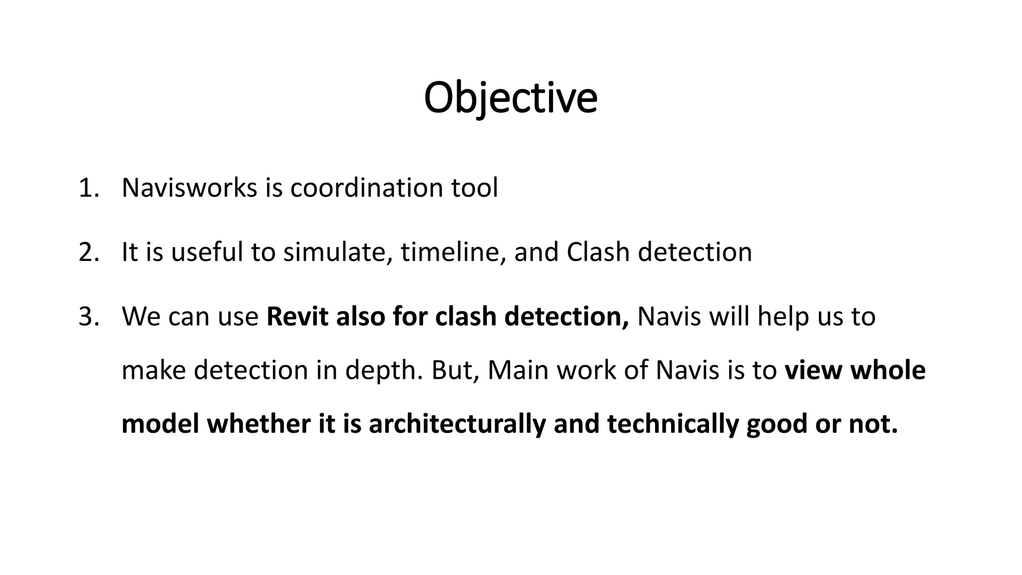 Basic of Navis works BIM application | PDF