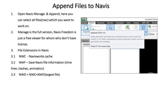 Basic of Navis works BIM application | PDF