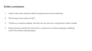 Review: Deep contextualized word representations | PPT