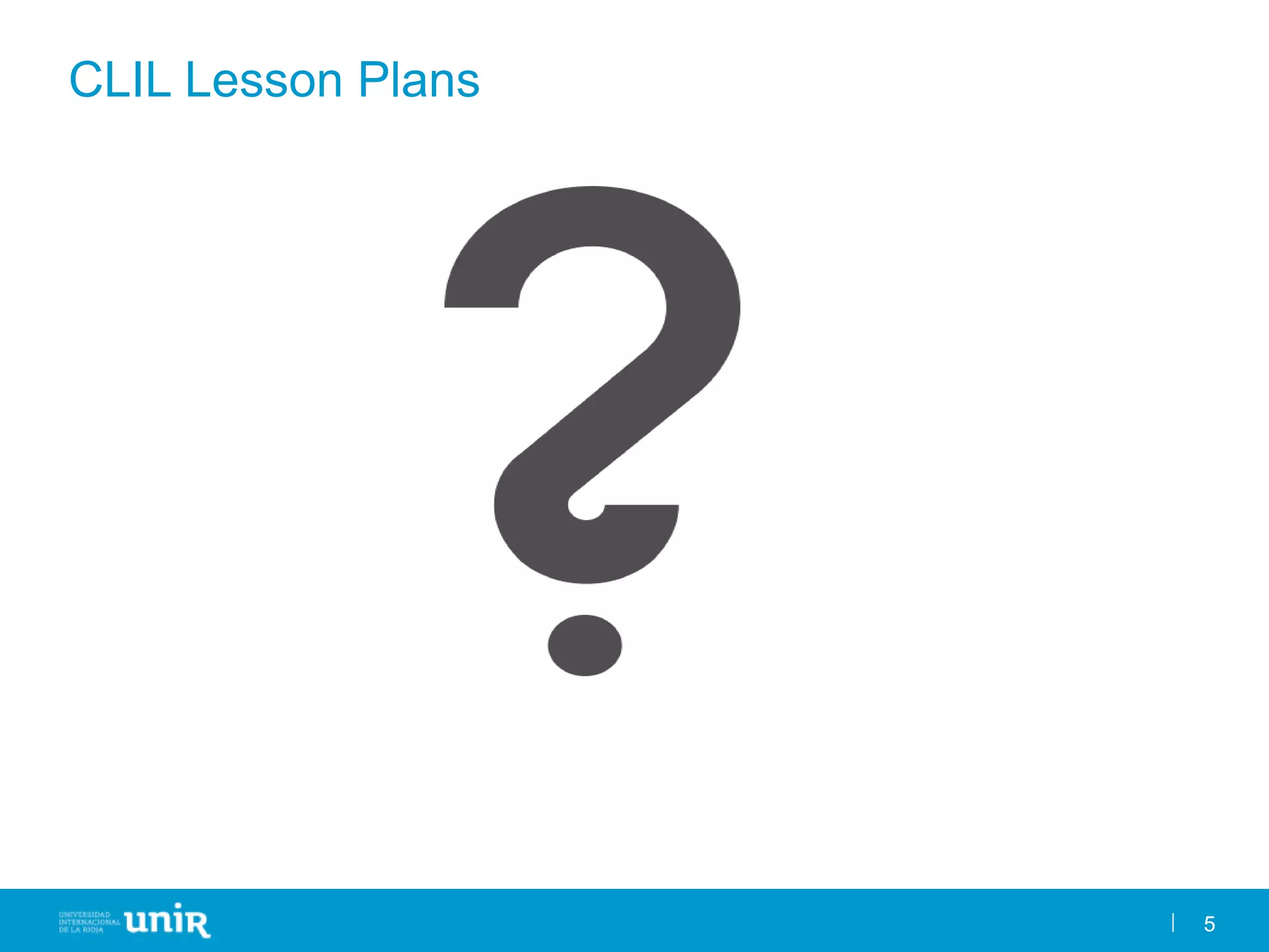 CLIL Lesson Plans | PPT
