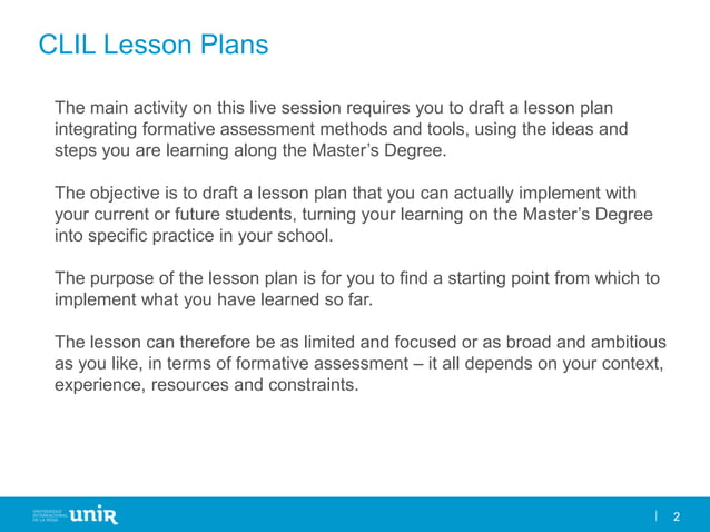 CLIL Lesson Plans | PPT