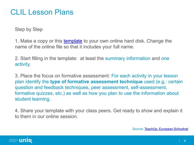 CLIL Lesson Plans | PPT