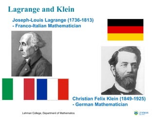 Section 10: Lagrange's Theorem | PPTX