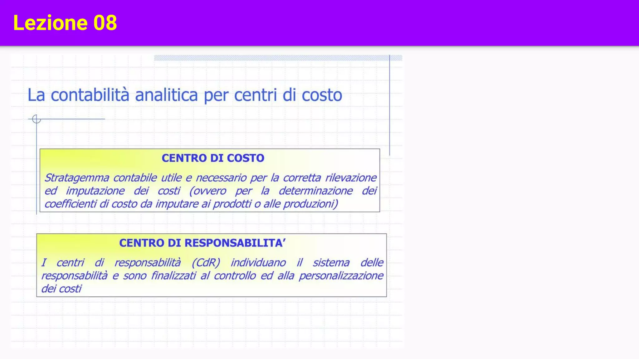 Lezione n. 08 (2 ore) - Contabilità delle Aziende sanitarie: la ...