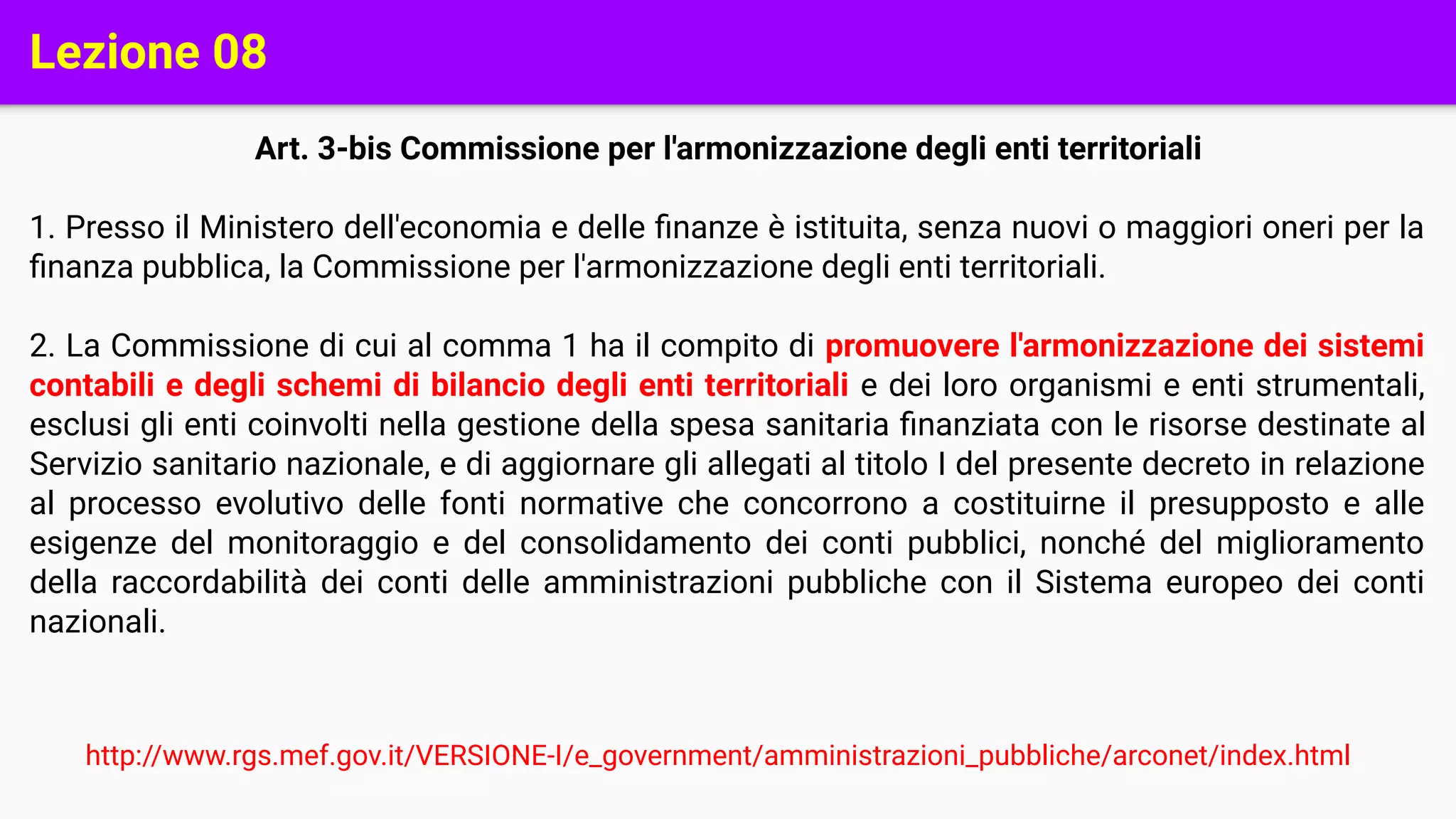 Lezione n. 08 (2 ore) - Contabilità delle Aziende sanitarie: la ...