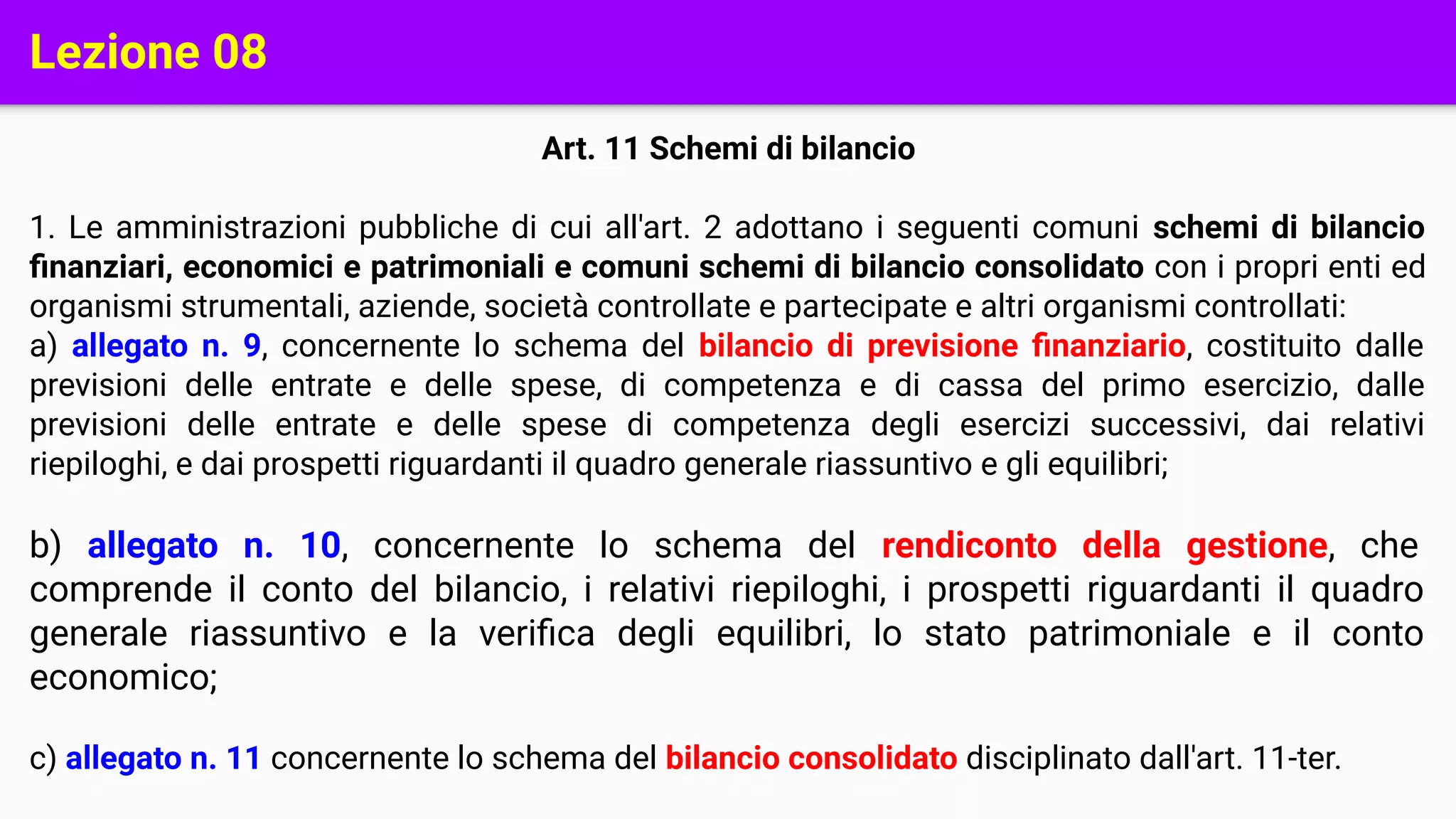 Lezione n. 08 (2 ore) - Contabilità delle Aziende sanitarie: la ...
