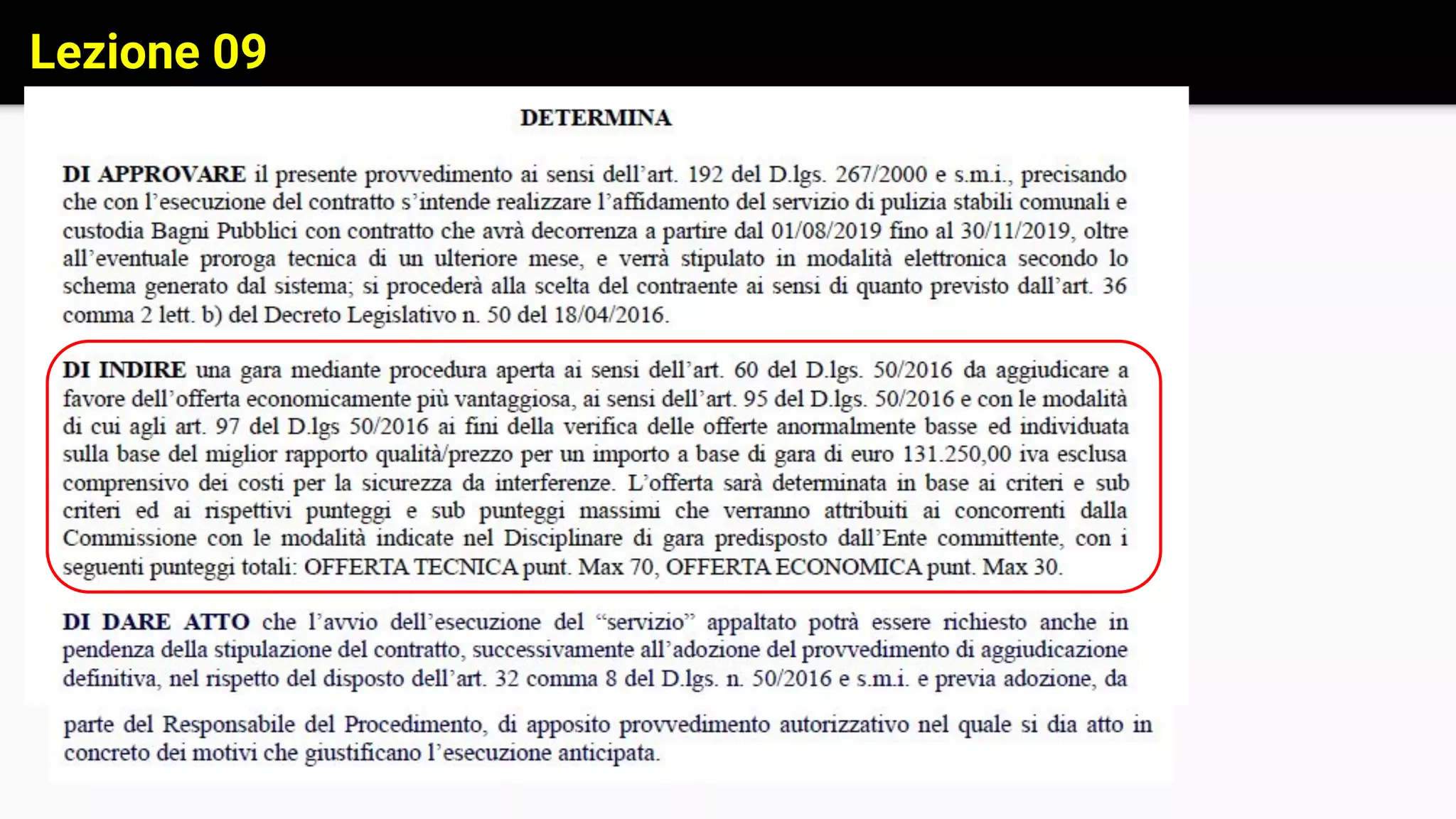 Lezione n. 09 (2 ore) - Simulazione di prova scritta con la redazione ...