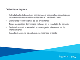 Ingresos: Introducción | PPTX