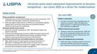 Ukrainian Sea Port Authority Strategic Plan for 2021-2025 | PPTX