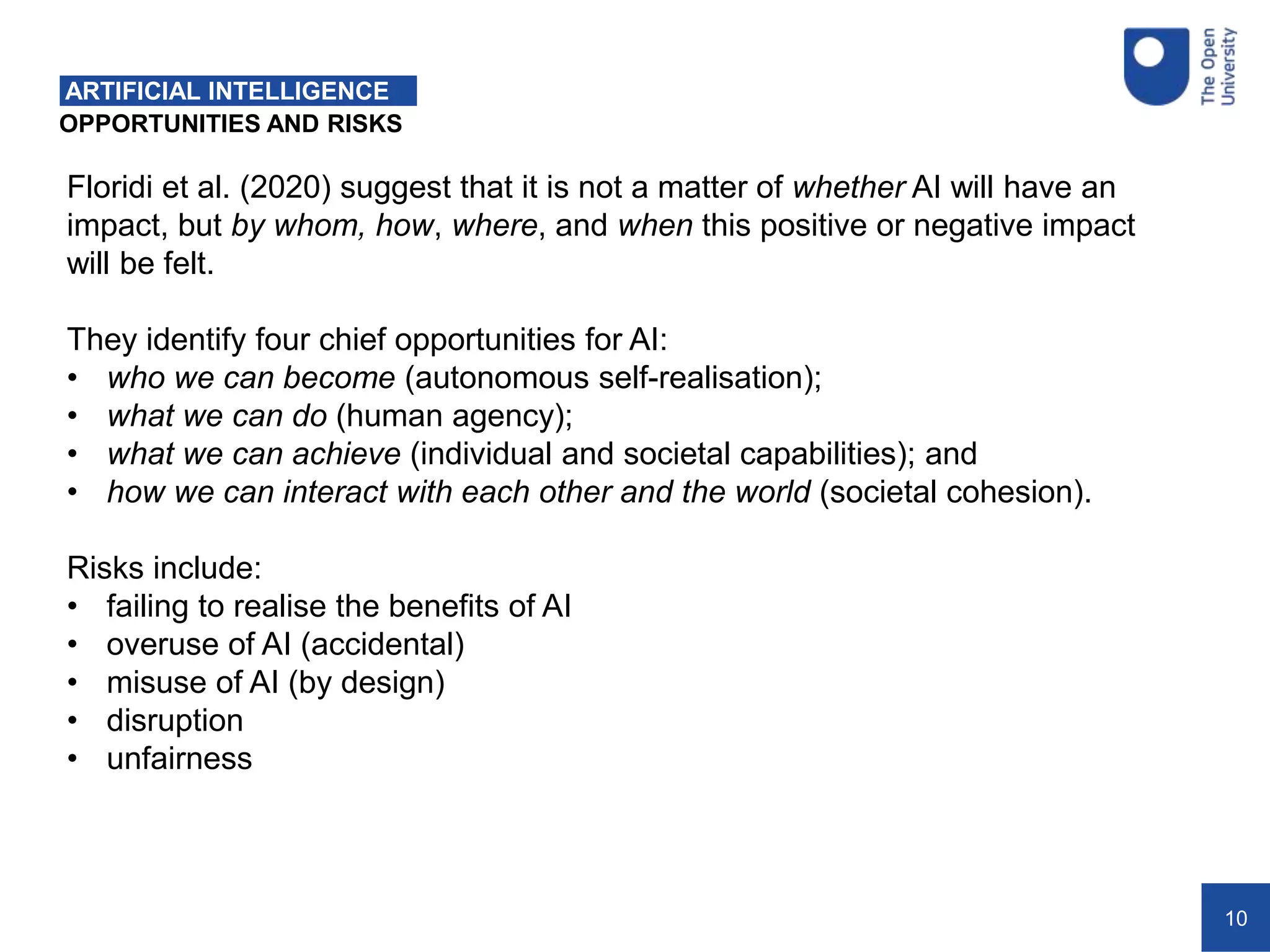 Artificial Intelligence in Education: Ethical Futures | PPTX
