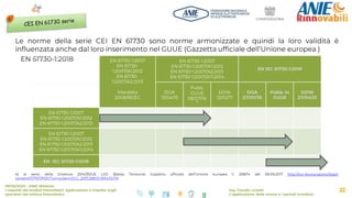 L’applicazione delle norme e i periodi transitori | PPT