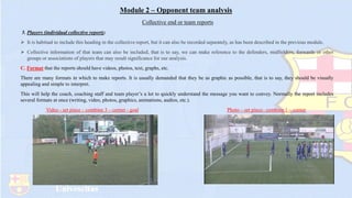 Opponent collective analysis.pptx | Soccer | Sports