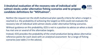 ICES evaluation of proposed draft management plan for Baltic salmon ...